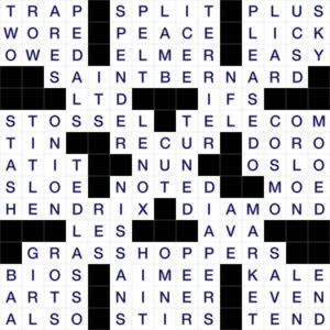 Daily Commuter Puzzles - Daily Commuter Crossword Answers