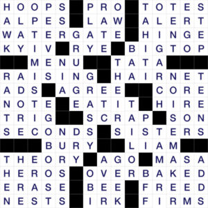 Daily Commuter Puzzles - Daily Commuter Crossword Answers